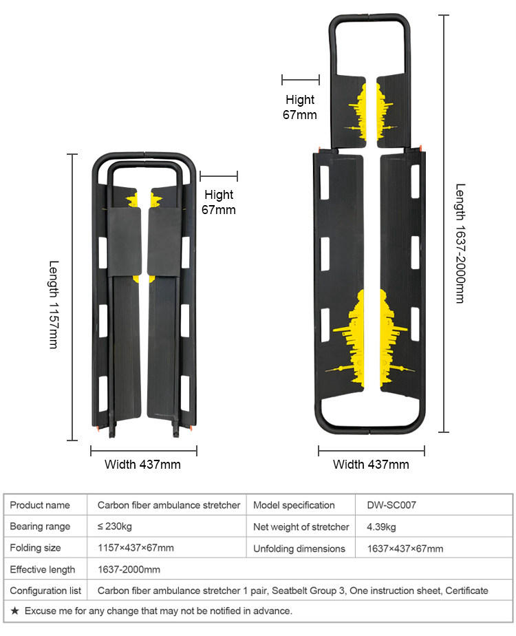 Aluminum Alloy Scoop Stretcher - Dragon Medical Co., Ltd.