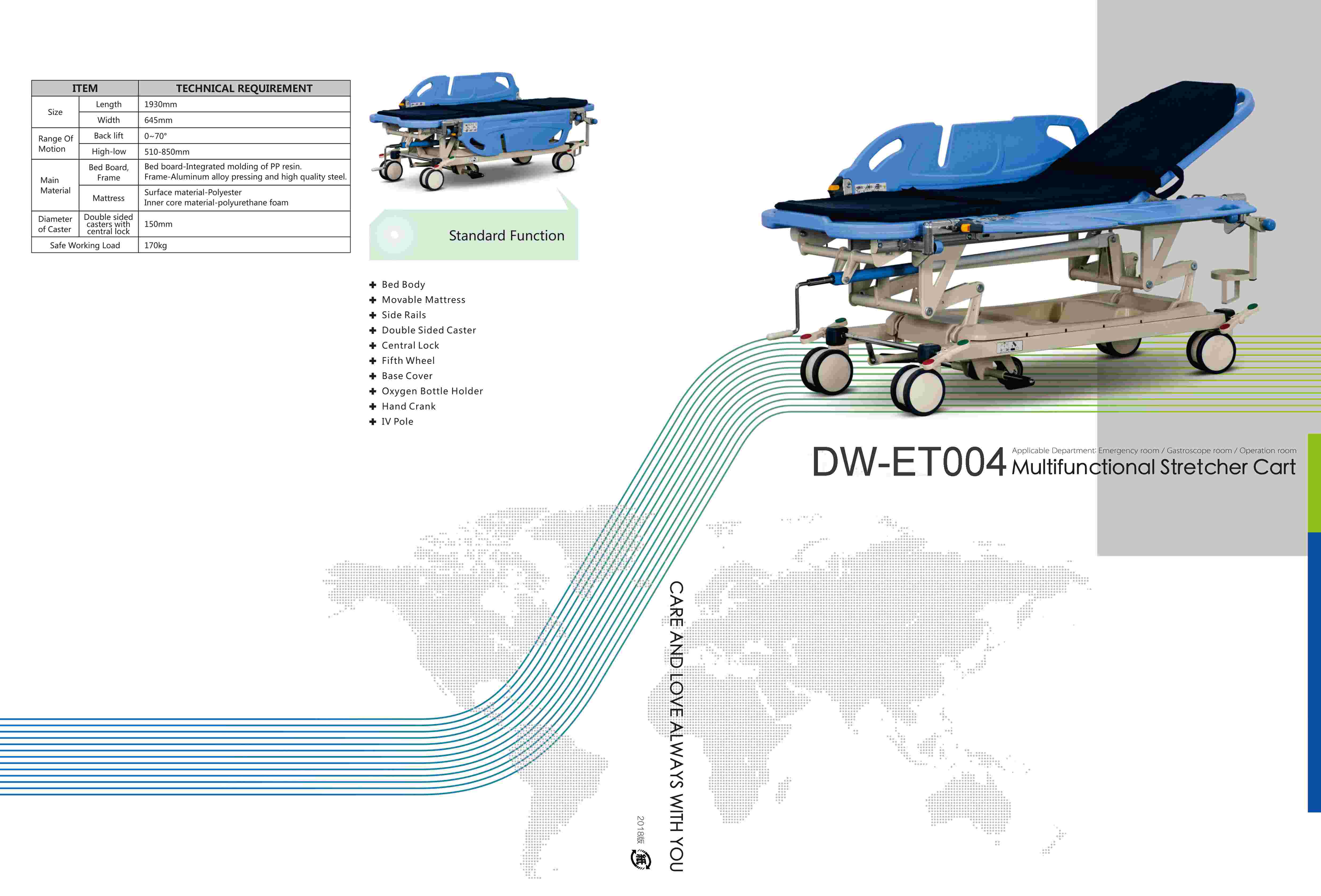 Transport Bed - Buy Transfer Bed Product on Dragon Medical Co., Ltd.